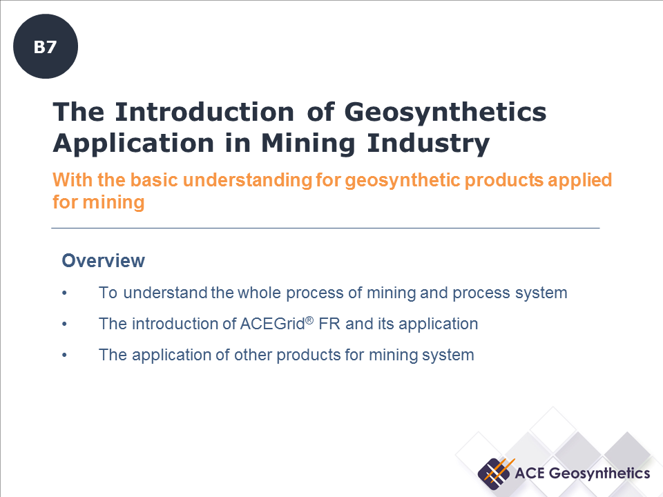 Introduction of Advanced Courses - Training Support - ACE Geosynthetics ...